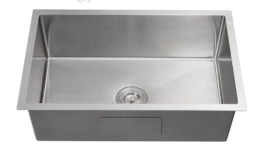Single Bowl Rectangular Stainless Steel Sink Undermount Top mount - LR ...