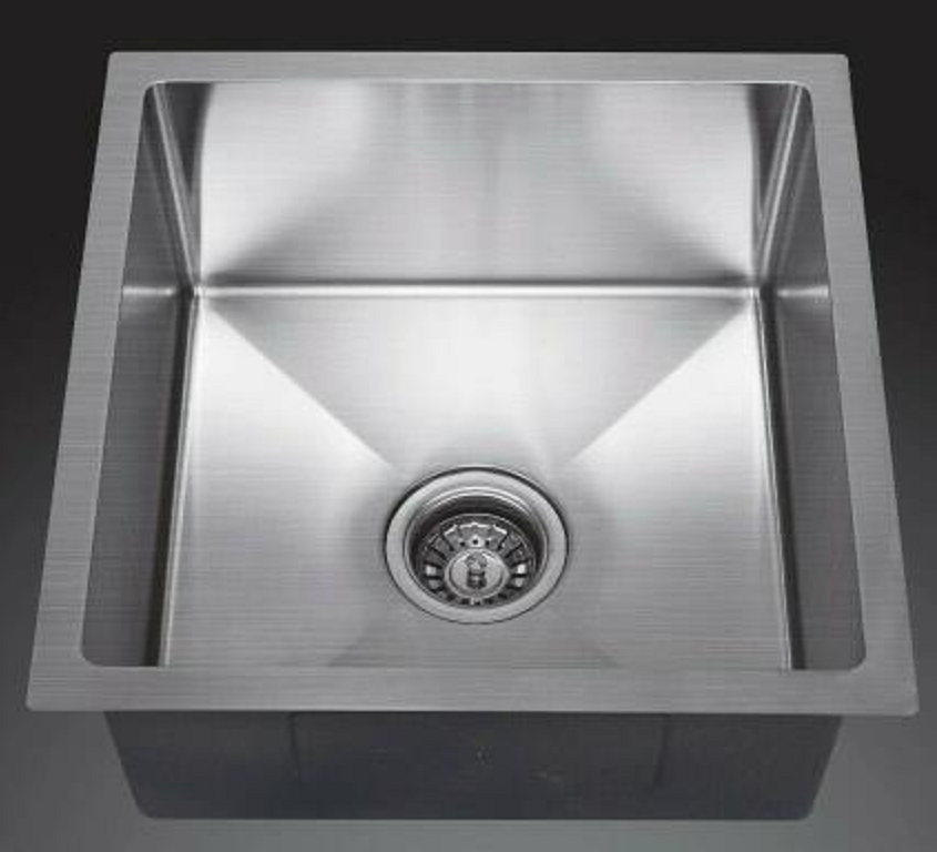 Single Bowl Rectangular Stainless Steel Sink Undermount Top mount -453 ...